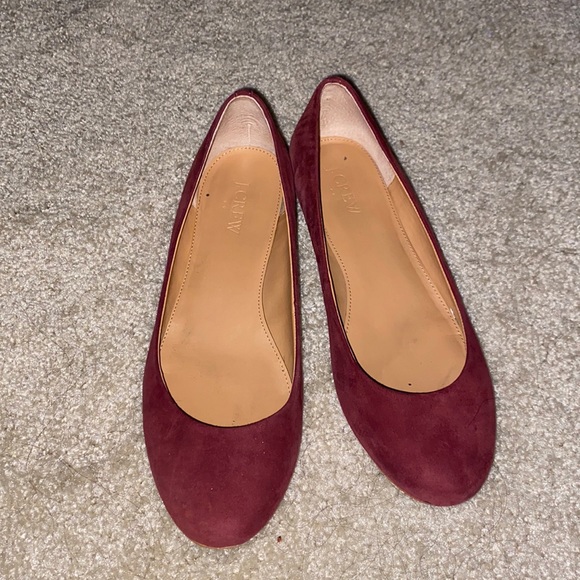 J. Crew | Shoes | Red Flats | Poshmark